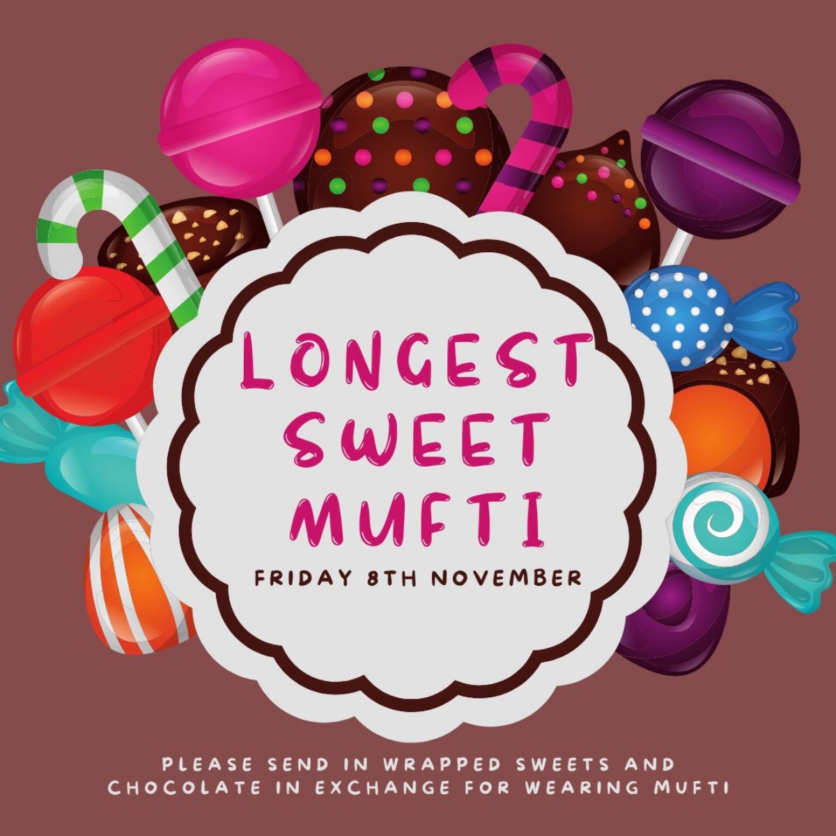 Stoke Mandeville Combined School - Longest Sweet Mufti Day is coming!
